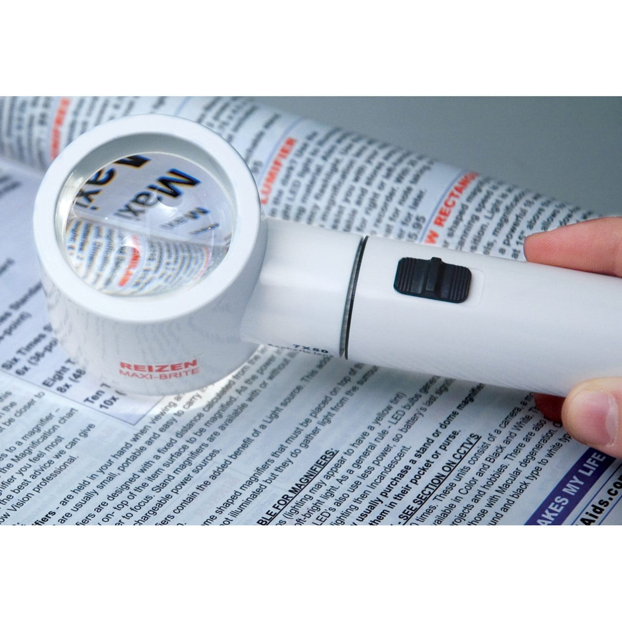 REIZEN Aspheric Stand Magnifier 7x 23D 50mm - Walmart.com