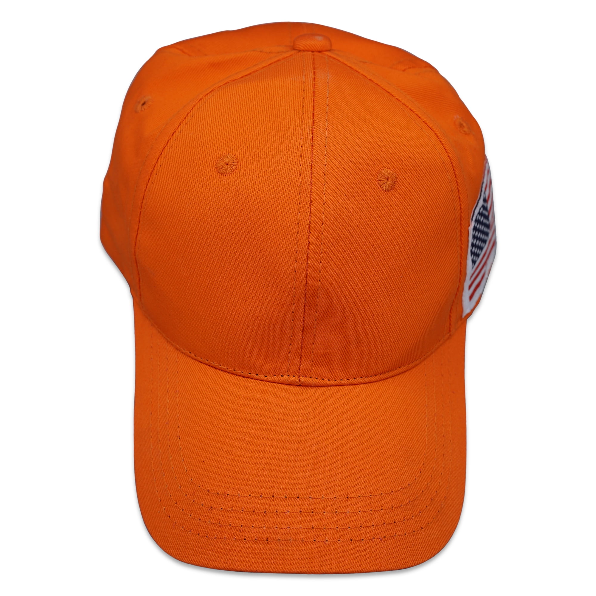 REJOY OUTDOORS Blaze Orange Hunting Hat | Baseball Cap with American ...