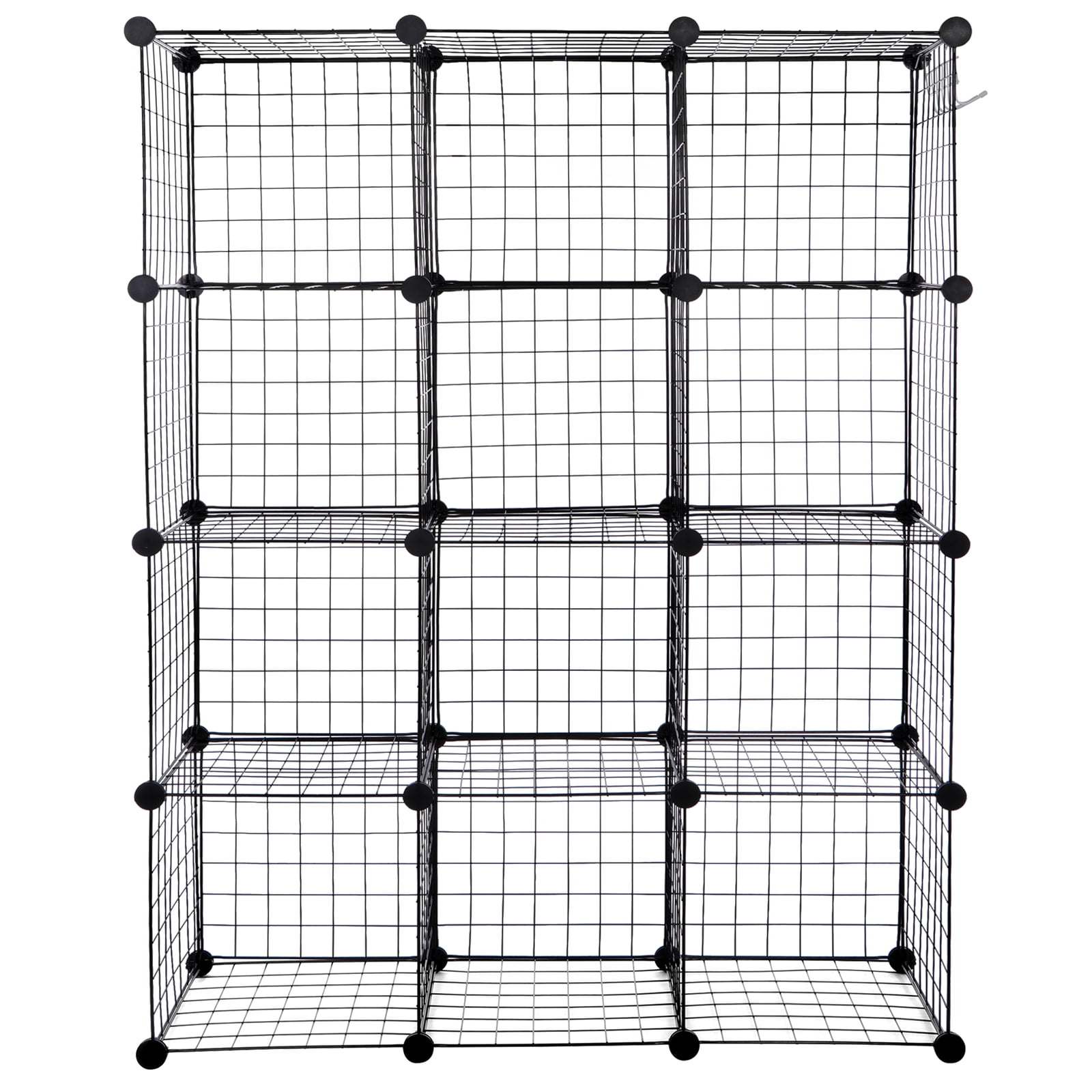 REKHH 12-Cube Metal Wire Storage Cubes, 14" x14" Large Size Panel Wire ...