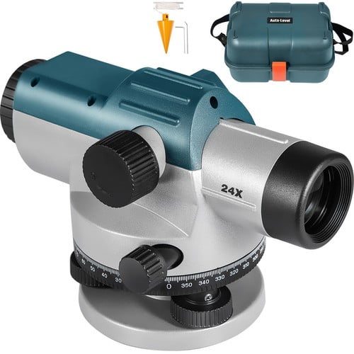 REKHH 24X Automatic Optical Level Kit, Waterproof Leveling Instrument ...