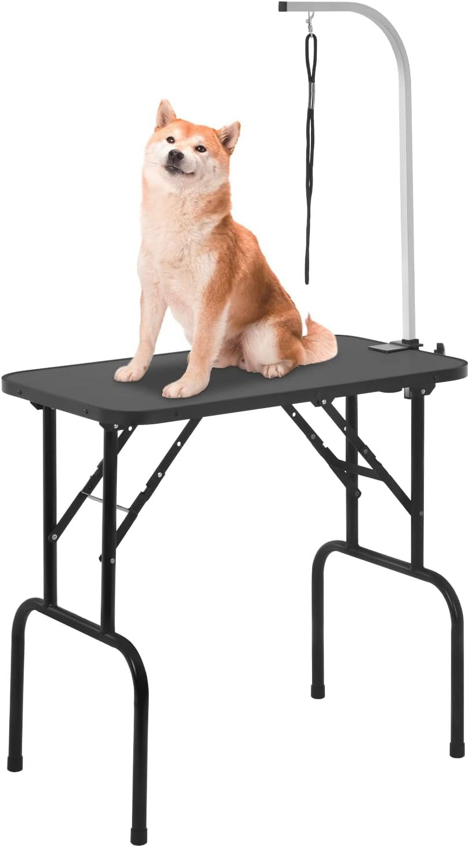 REKHH 32in 36in Dog Grooming Table Foldable Home Pet Bathing Station ...