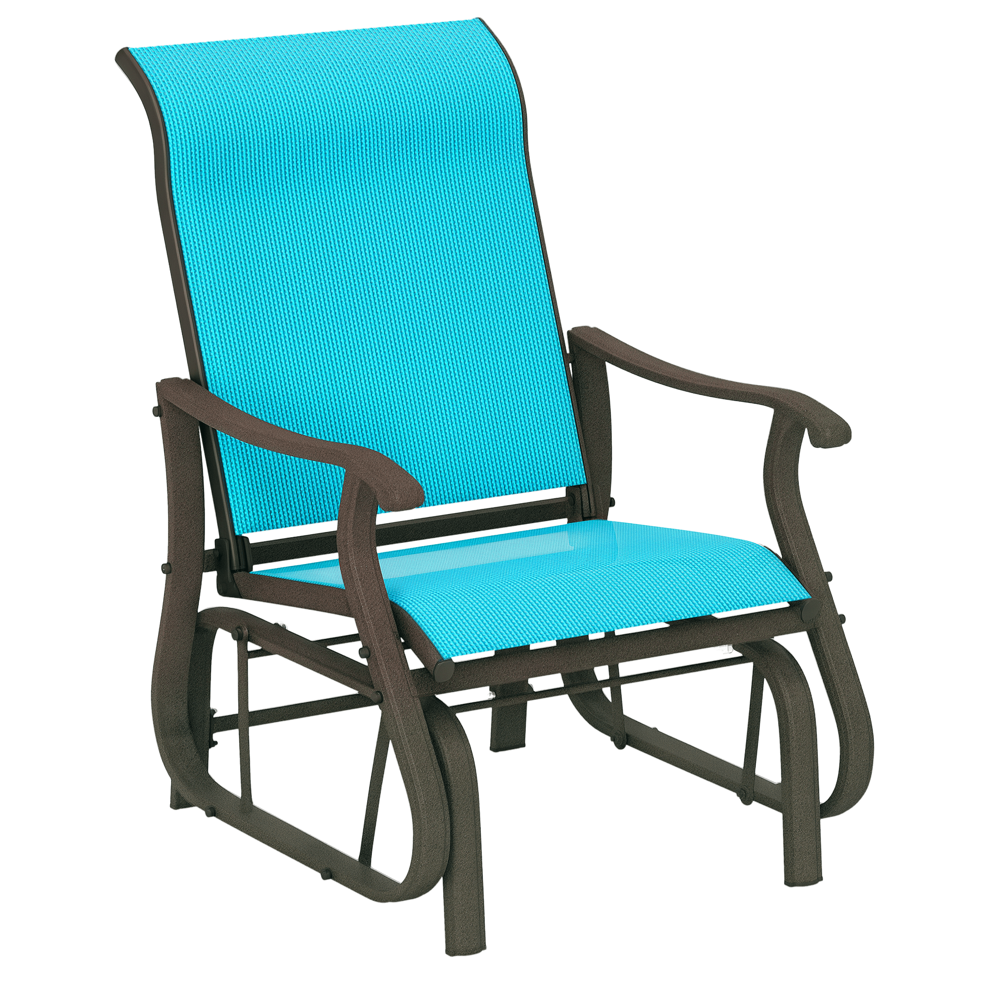 REKHH Outdoor Glider Chair, Gliders for Outside Patio with Steel Frame ...