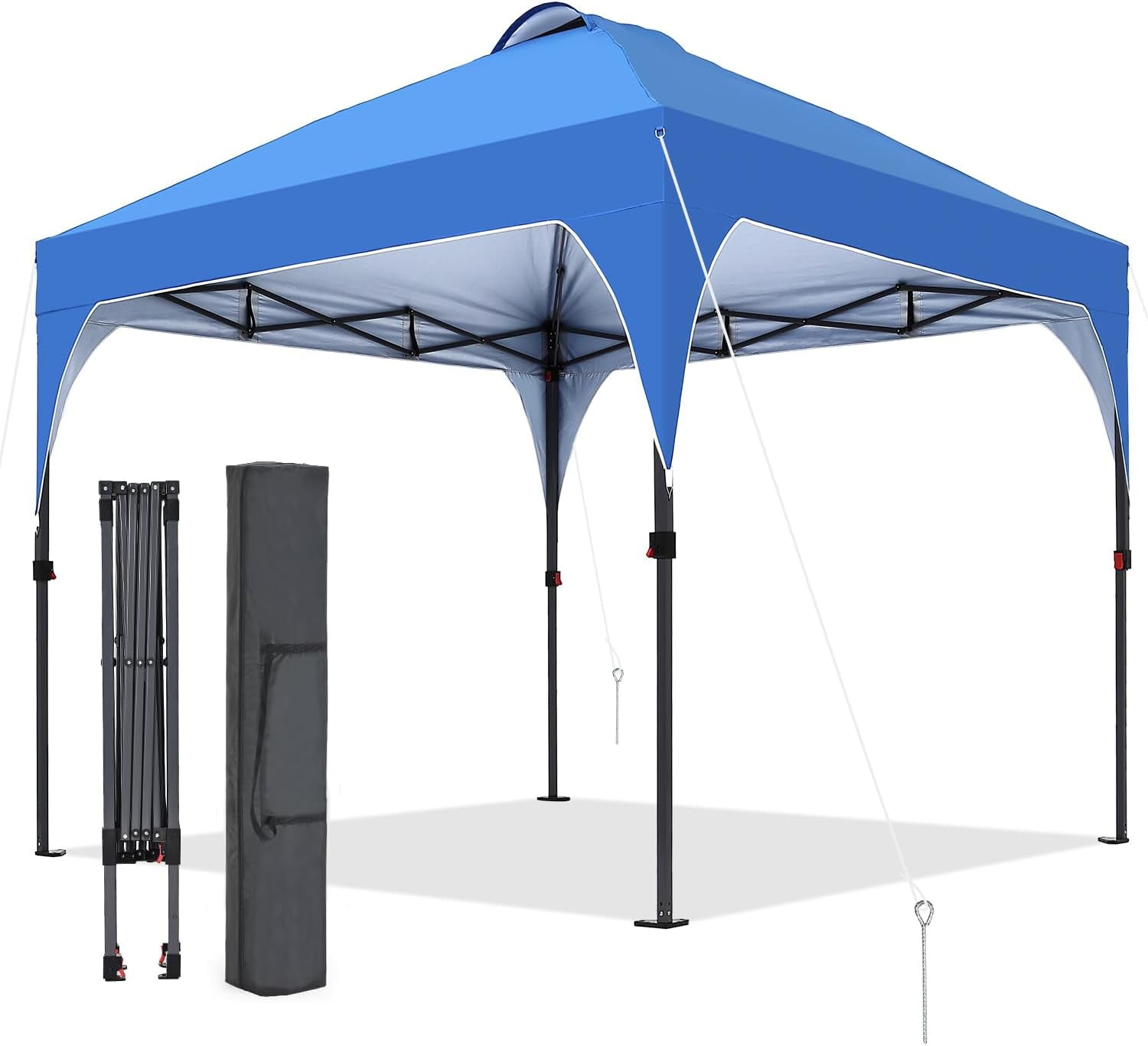 REKHH Pop Up Canopy, 8x8 FT Instant Outdoor Canopy Tent with Carrying ...