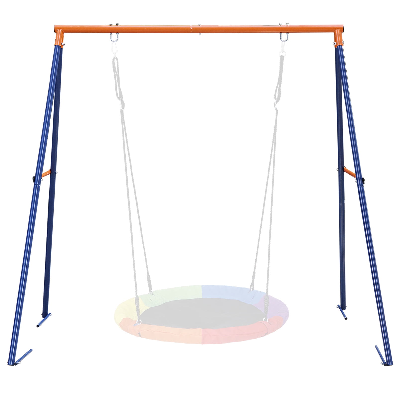 REKHH Swing Stand A Frame Heavy Duty Extra Large Full Steel Stand with Ground Stakes for Saucer ...