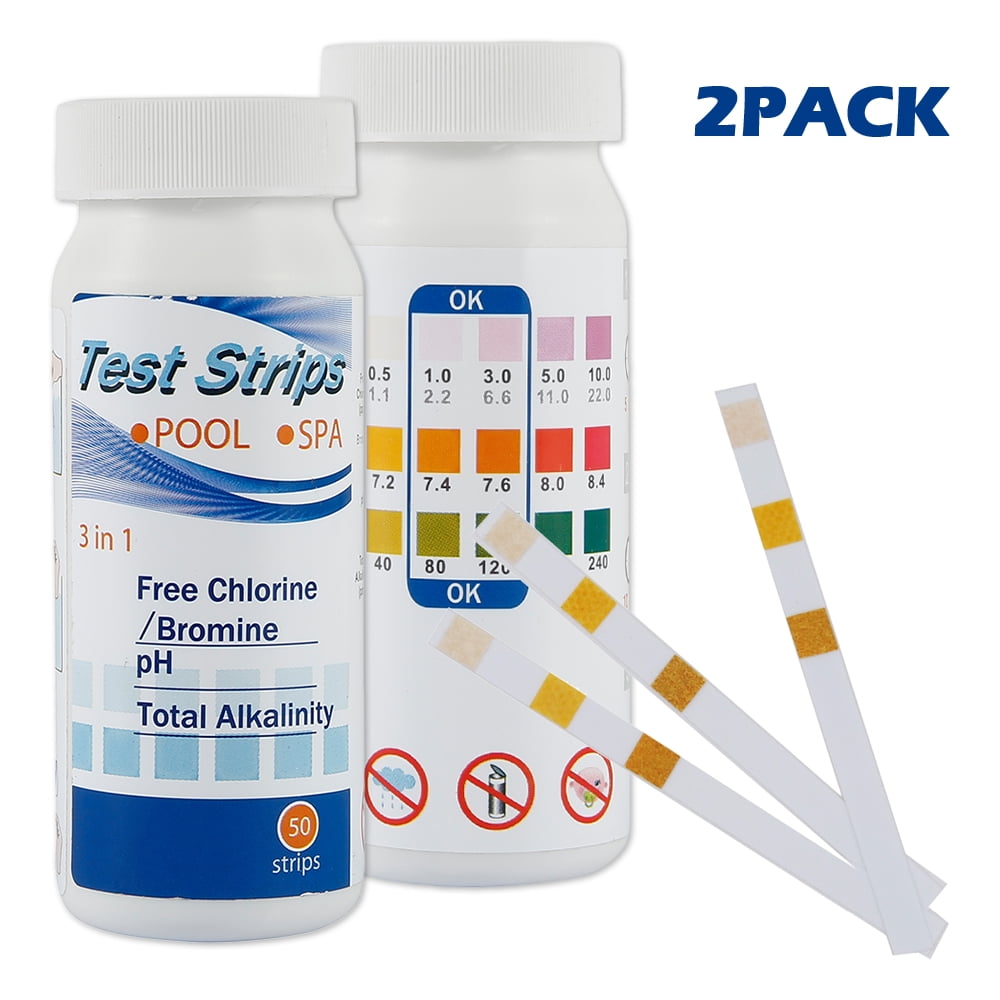 RELAX DREAM 3 in 1 Pool Water Test Strips,Fast and Accurate Water ...