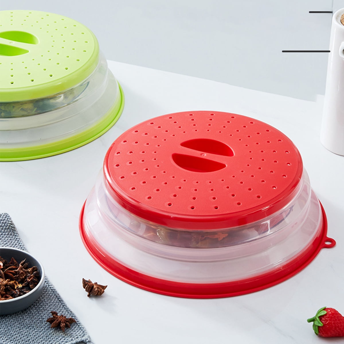 RELAX Foldable Microwave Lid with Hook Design Multi-purpose Microwave ...