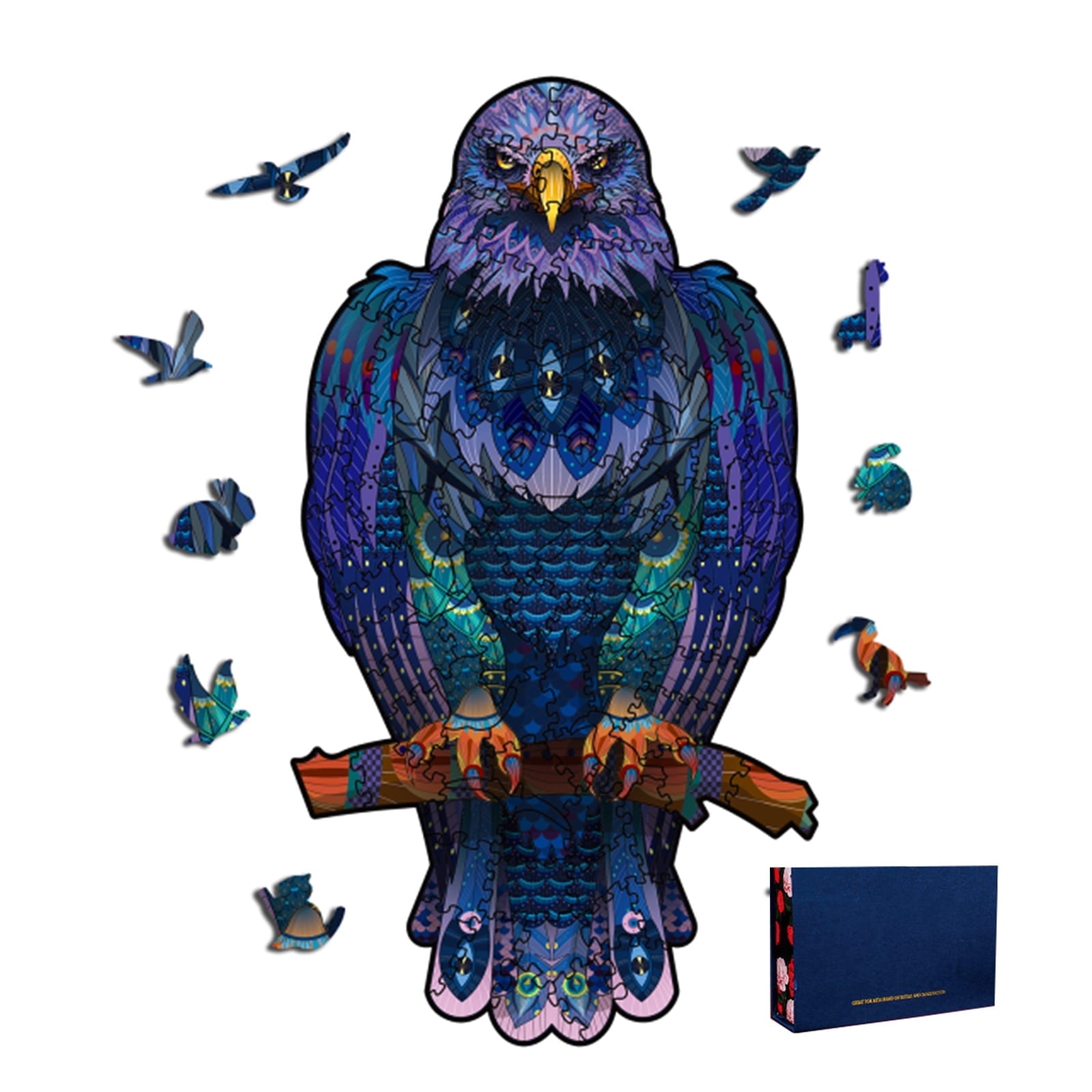 Keyohome Wooden Jigsaw Puzzles Unique Shape Jigsaw Pieces Best Gift for ...