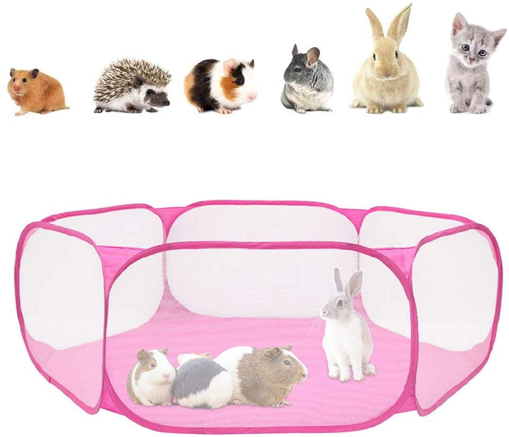 RELAX Small Animals Playpen Breathable Portable Pet Cage Tent Pop-Up ...