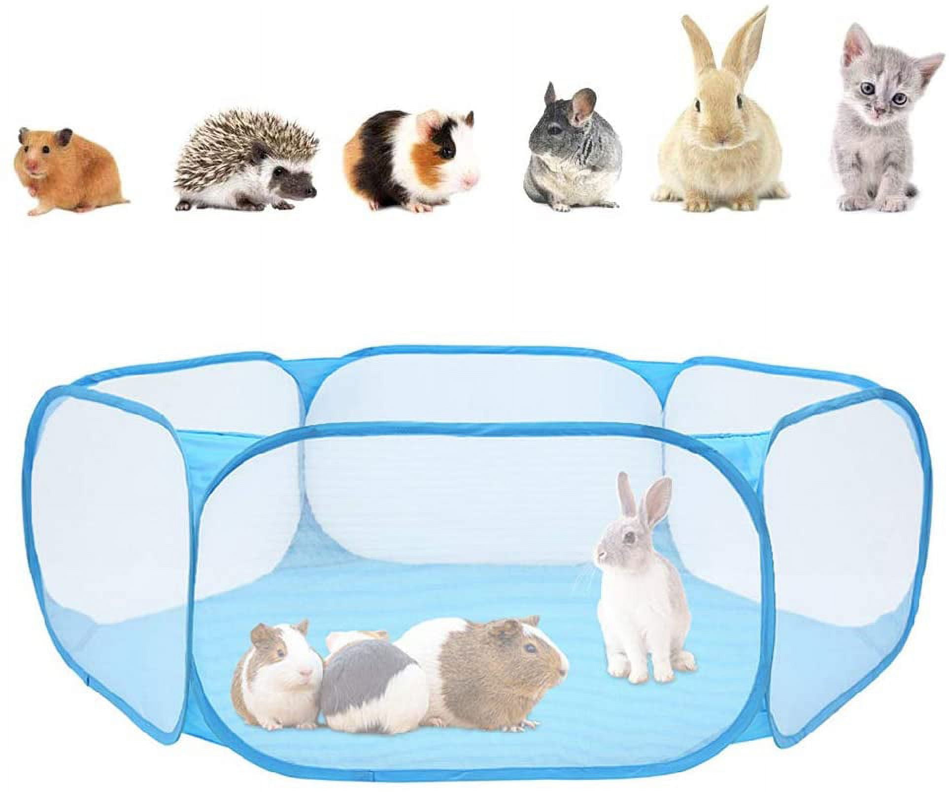RELAX Small Animals Playpen Breathable Portable Pet Cage Tent Pop-Up ...