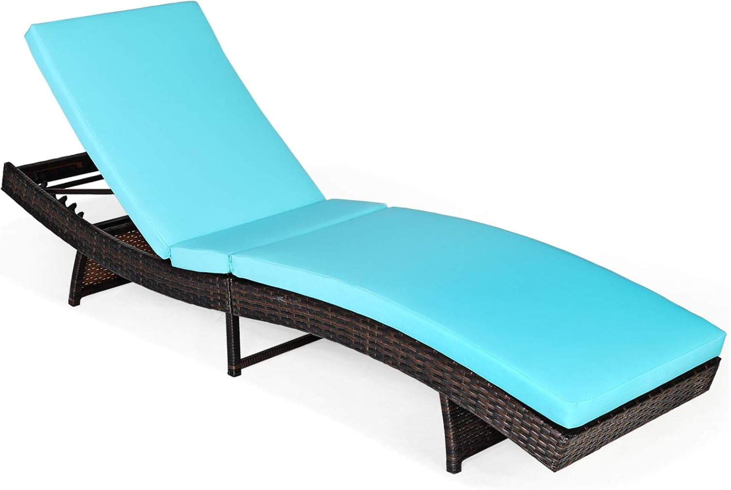 RELAX4LIFE Chaise Lounge Chair Recliner Patio Adjustable Folding ...