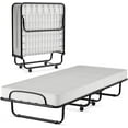 RELAX4LIFE Folding Bed with Mattress Memory Foam, Foldable Bed w/Sturdy ...