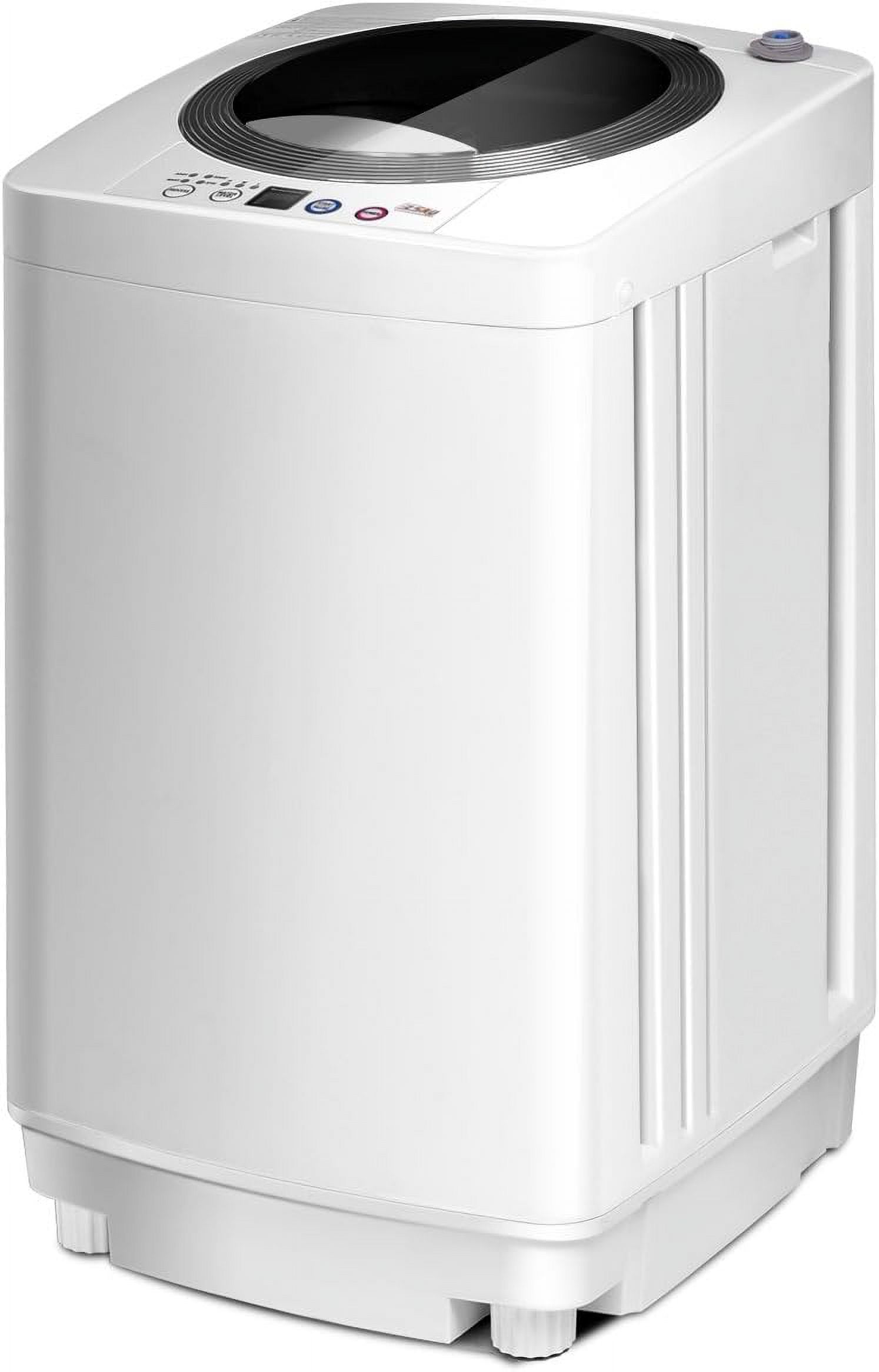 RELAX4LIFE Full-Automatic Portable Washing Machine, 8 LBS Capacity w/6 ...
