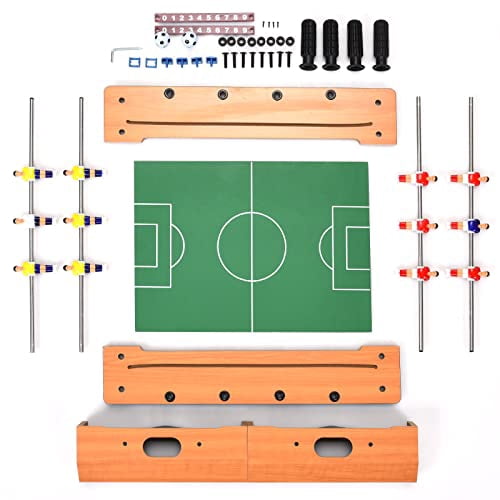 RELAX4LIFE Mini Foosball Table, 20 Inch Wooden Soccer Table for Kids ...