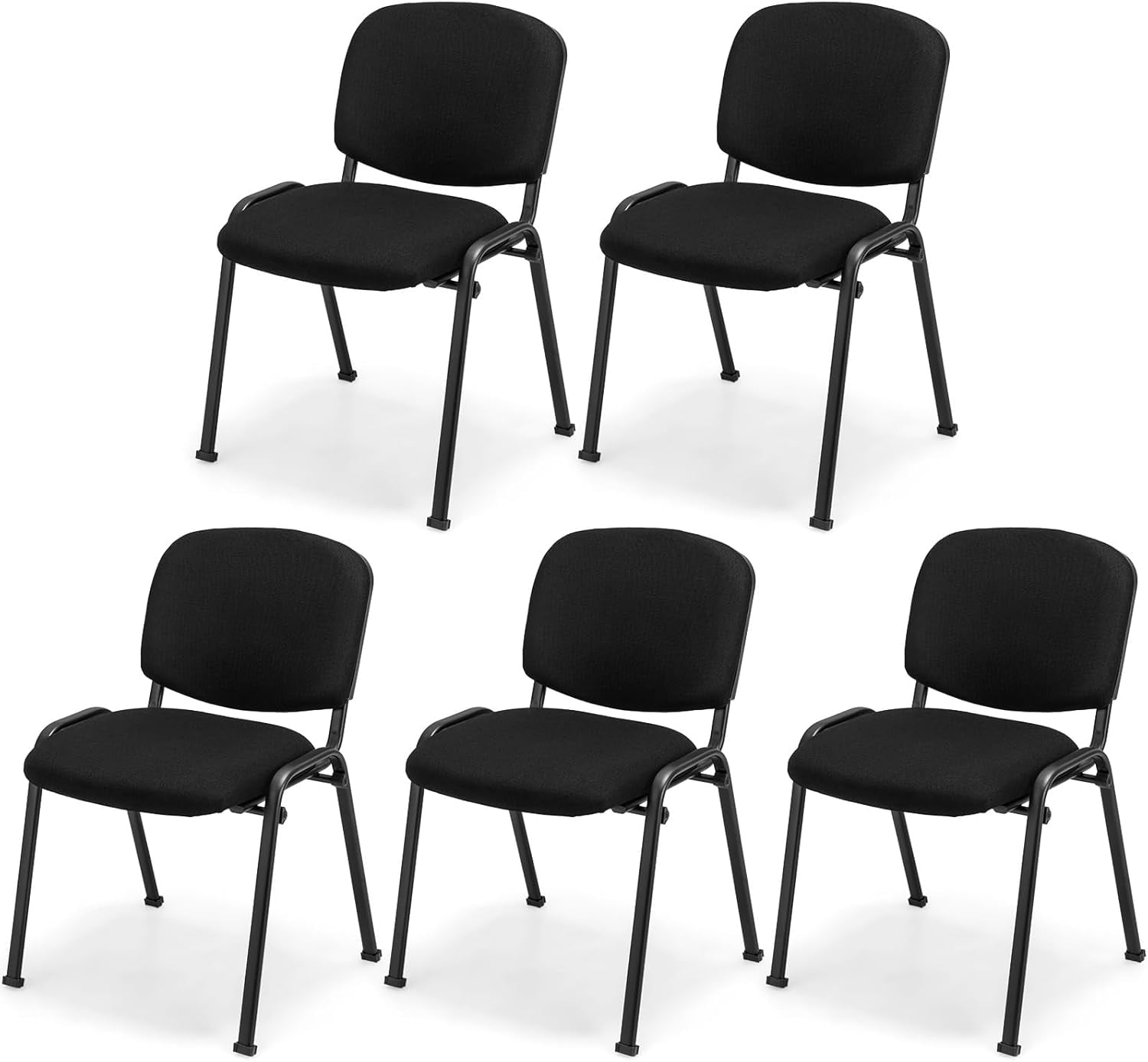 RELAX4LIFE Modern Office Reception Waiting Room Chairs, Stackable ...