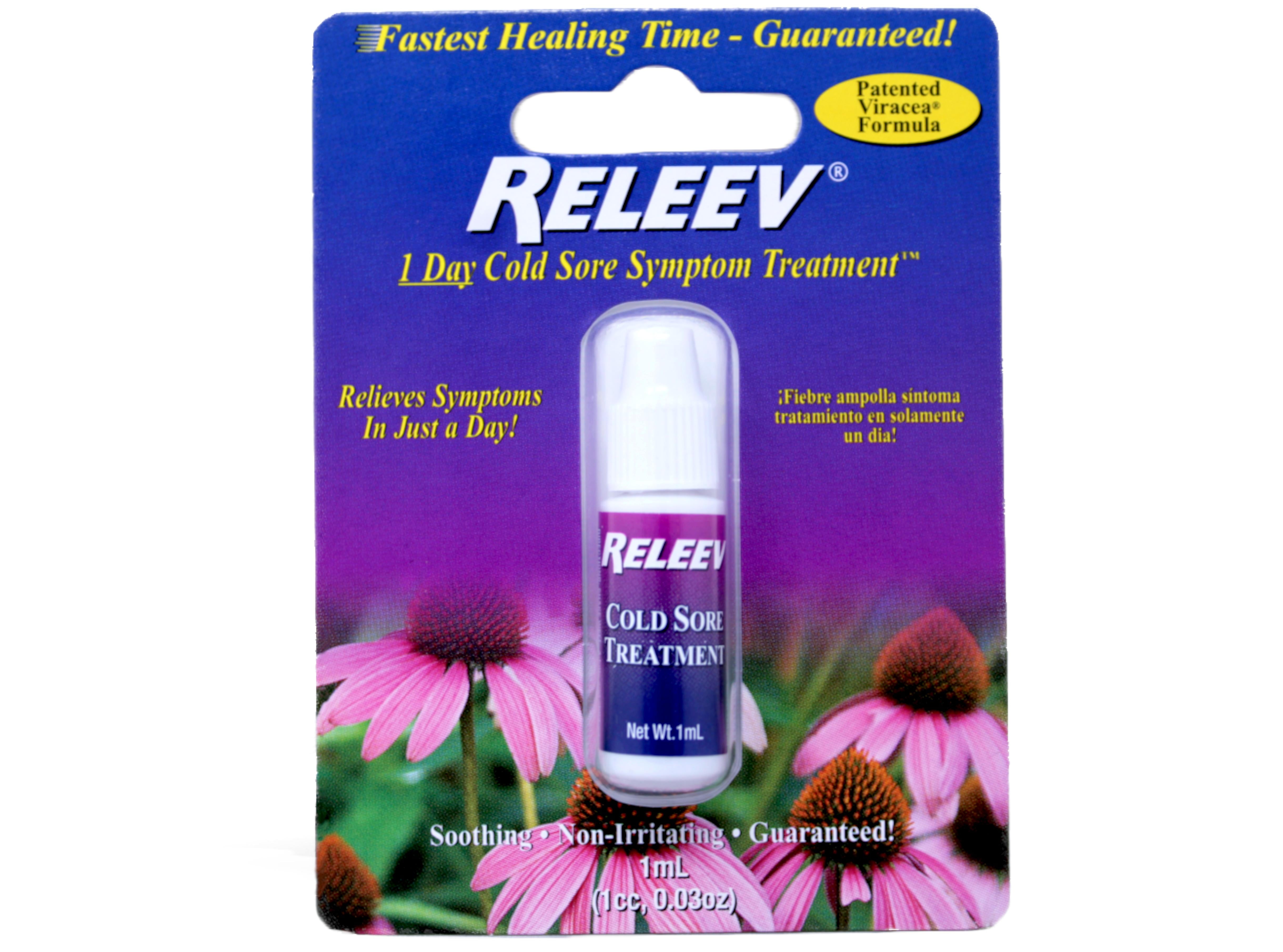 RELEEV 1-Day Cold Sore Symptom Treatment 1 mL (.034 oz) HSA/FSA ...