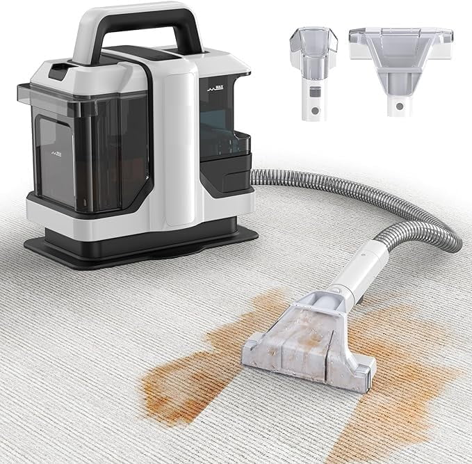 RELEMTRA Washing Vacuum Cleaner with Dual Tank and 2 Brushes Stain ...