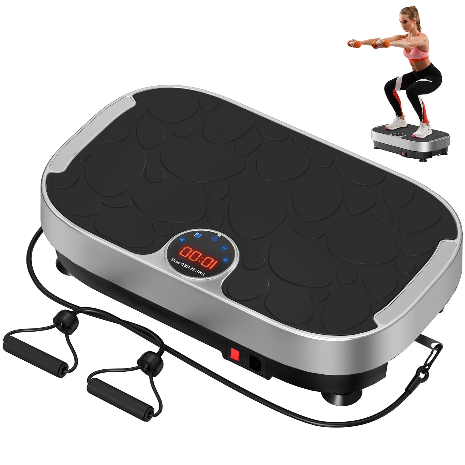 RELIFE SPORTS Vibration Plate Power Vibrate Fitness Platform Exercise ...