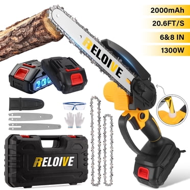 Ryobi ONE+ 18V 6 in. Cordless Power Handheld Pruning Mini Chainsaw ...