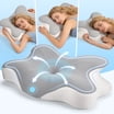 Riousery Cervical Memory Foam Neck Pillow, Ergonomic Contour Orthopedic ...