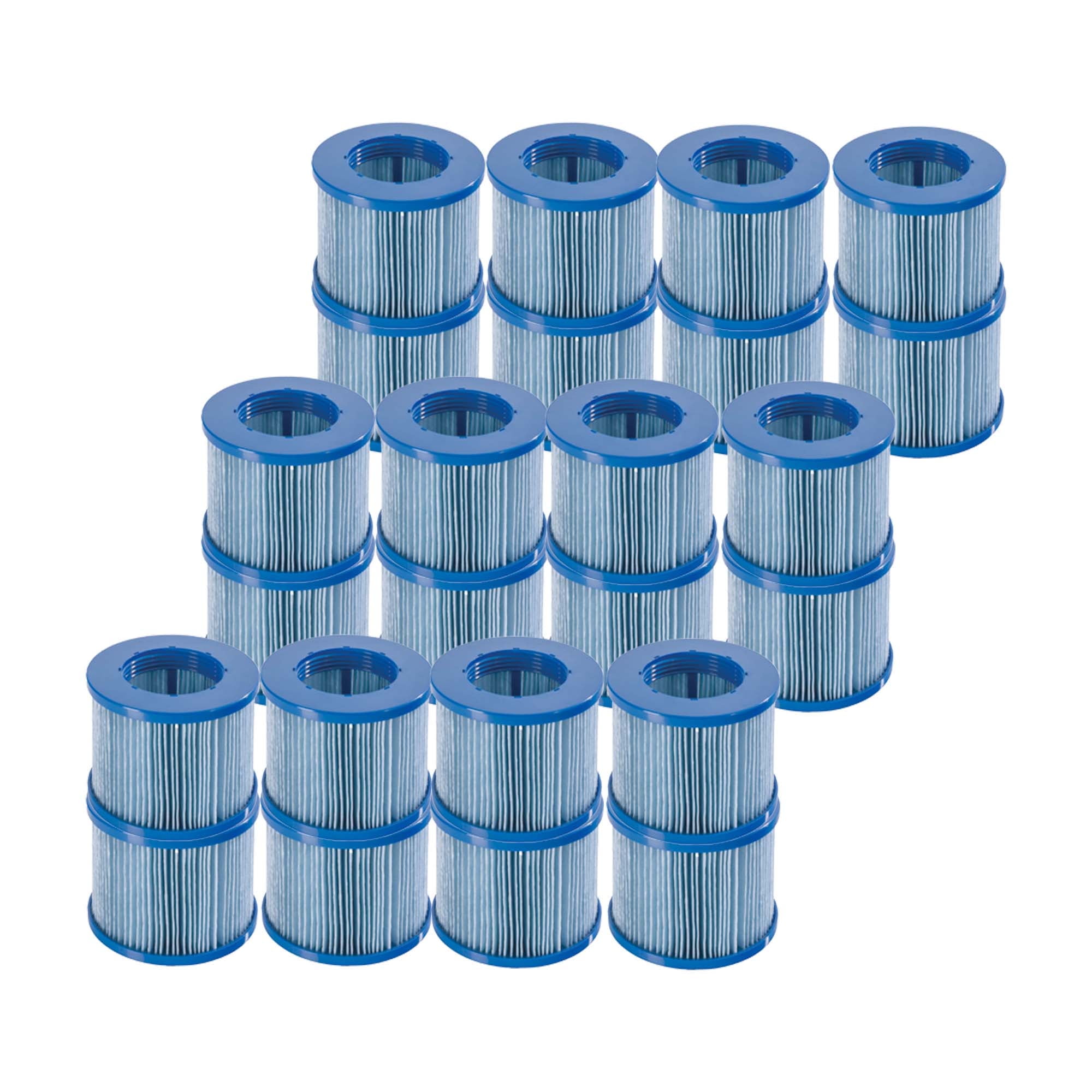 RELXTIME 24 Pack Blue Spa Filter Cartridges for Pool Hot Tub Filters ...