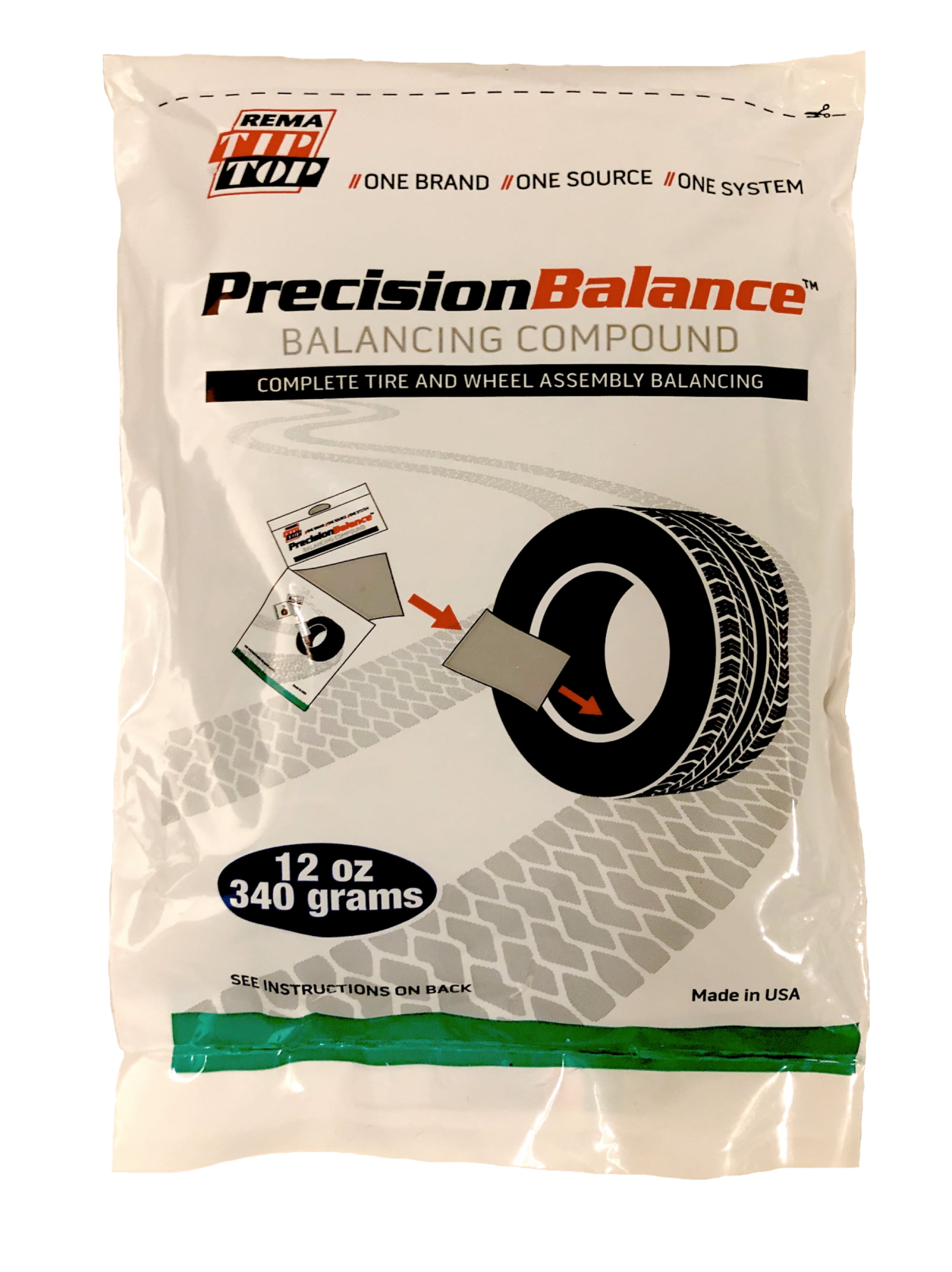 REMA PrecisionBalance 12 oz Tire Balance Beads Kit (12 ounces) Drop in ...