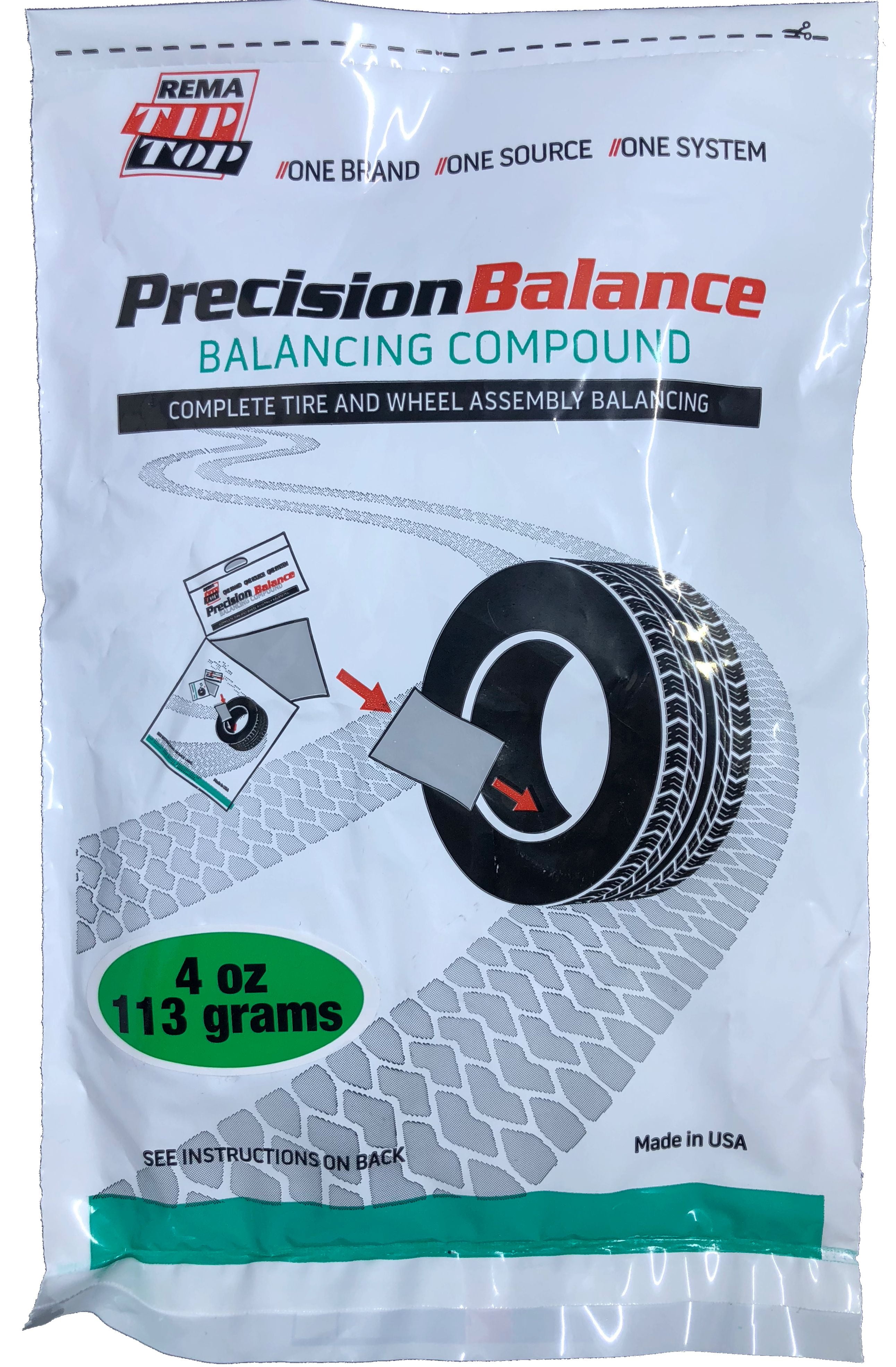 REMA PrecisionBalance 4 oz Tire Balance Beads Kit (4 ounces) Drop in ...