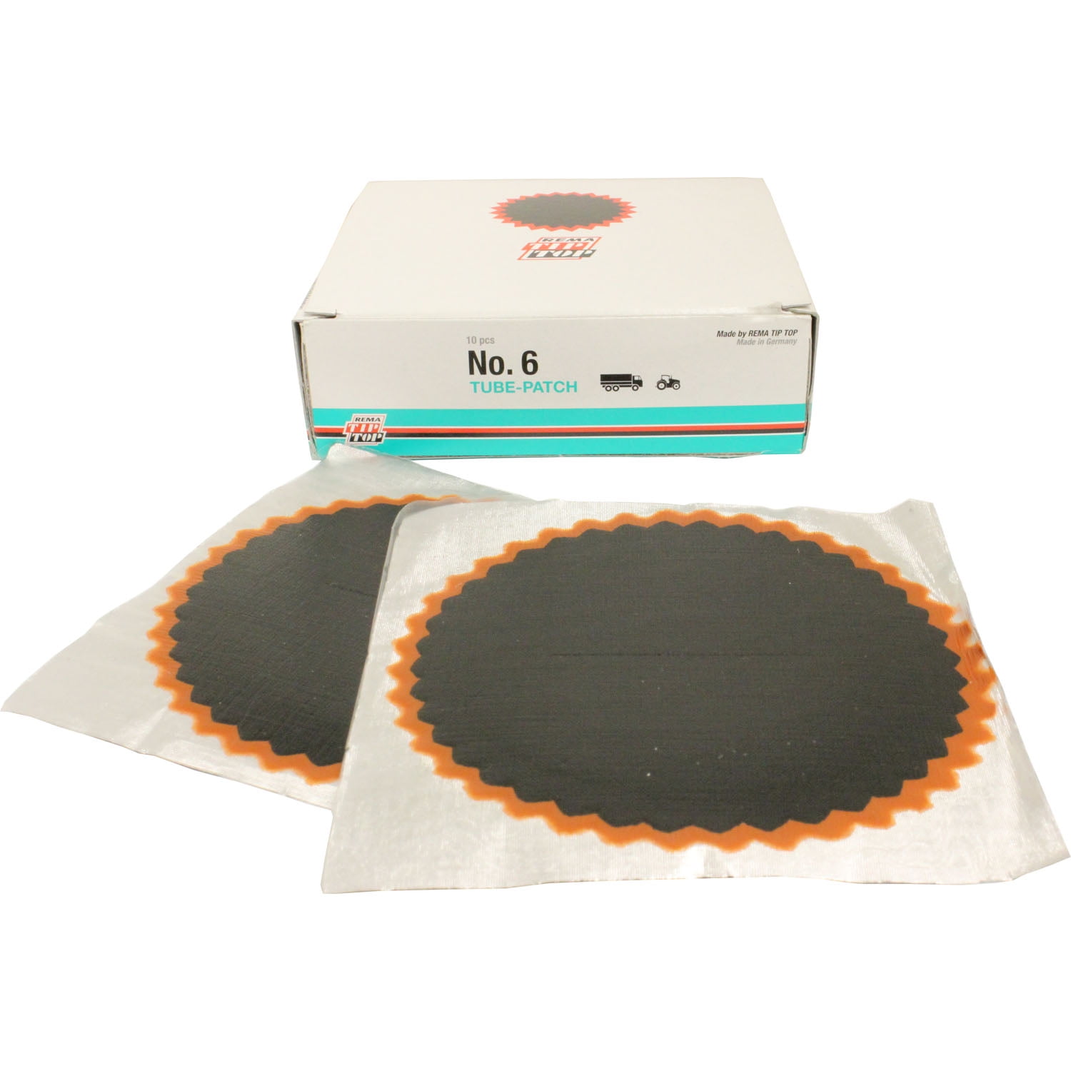 REMA TIP TOP 6 Round Red Edge Tube Patch 4" - Box of 10 - Walmart.com