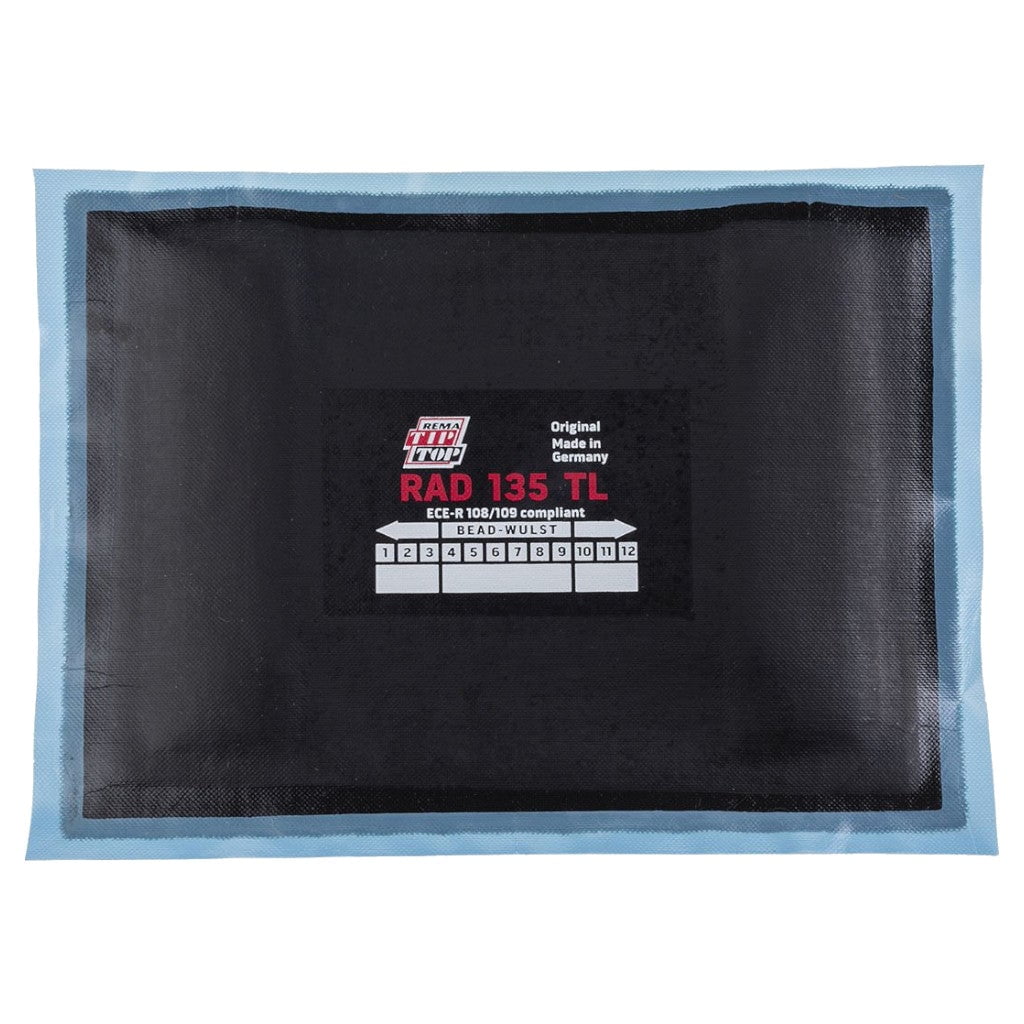 REMA TIP TOP RAD-135 Radial Tire Repair Patch 5-3/4" x 7-7/8" 4ply ...
