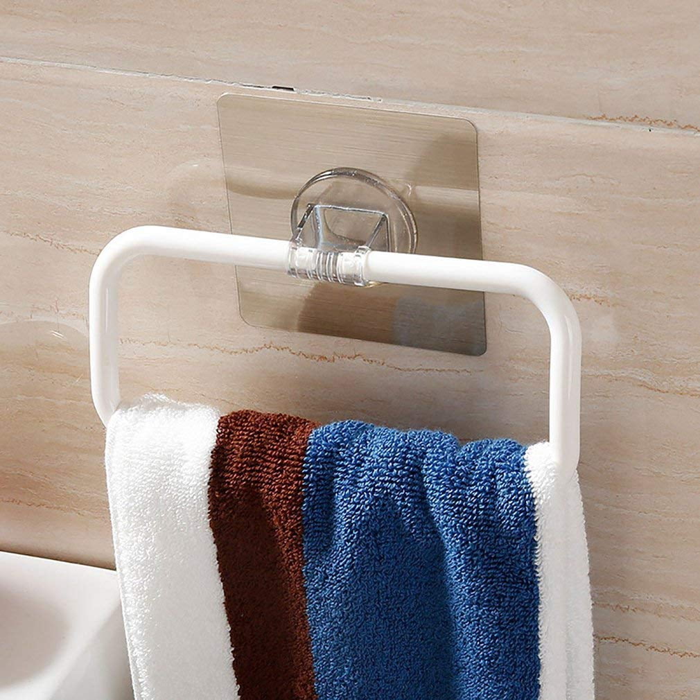 REMANG Magic Sticker SelfAdhesive Plastic Towel Holder Ring Napkin ...