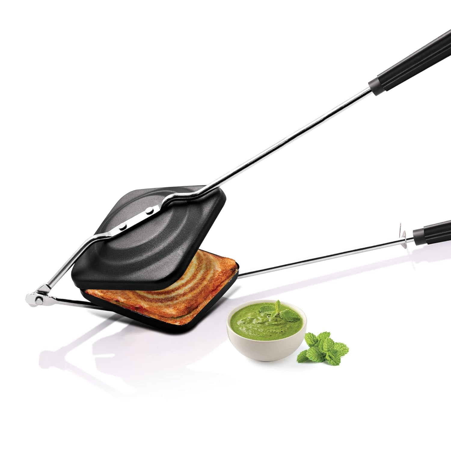 REMANG NonStick Aluminium Sandwich Gas Toaster Compatibility with Gas ...