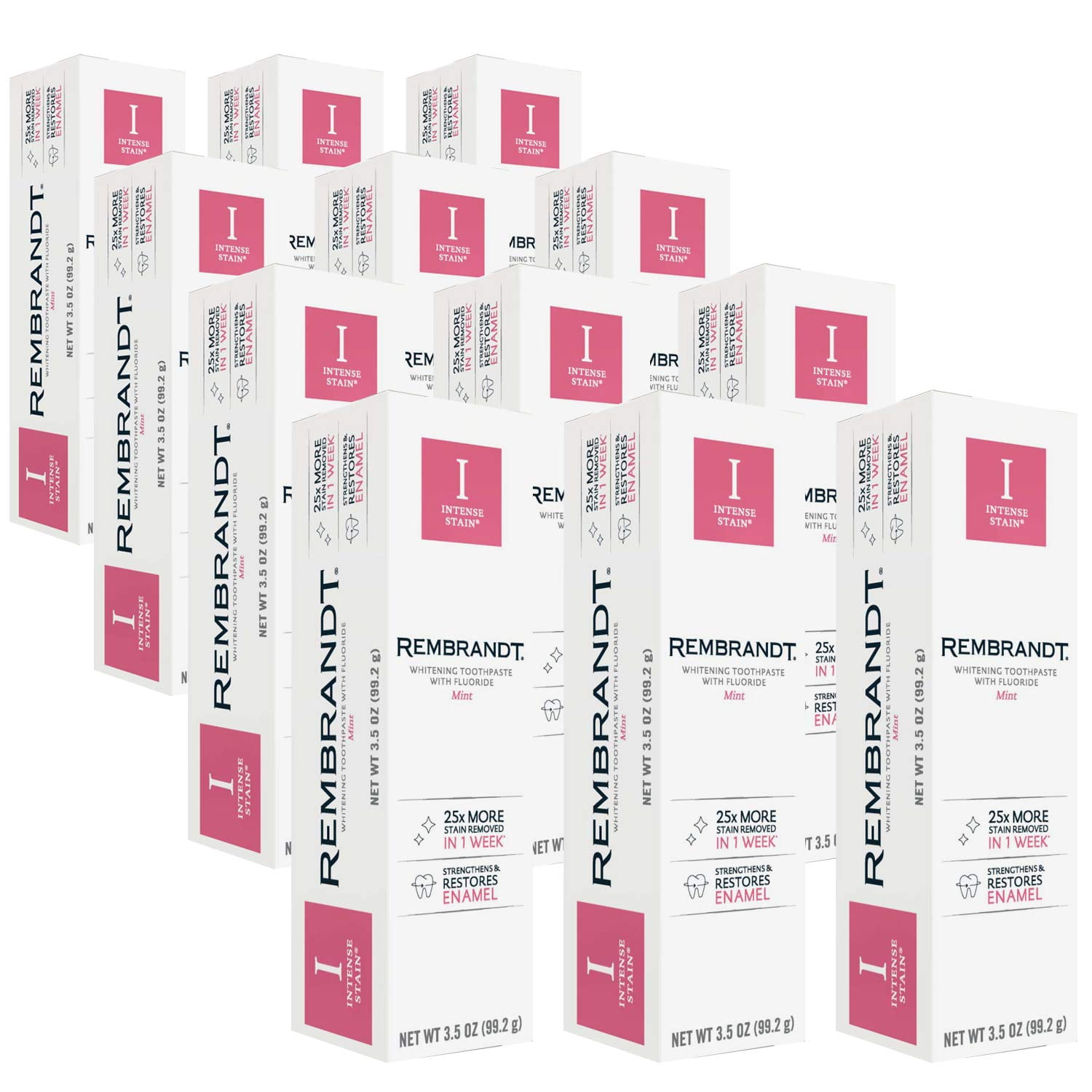 REMBRANDT Intense Stain Whitening Toothpaste With Fluoride, Removes ...