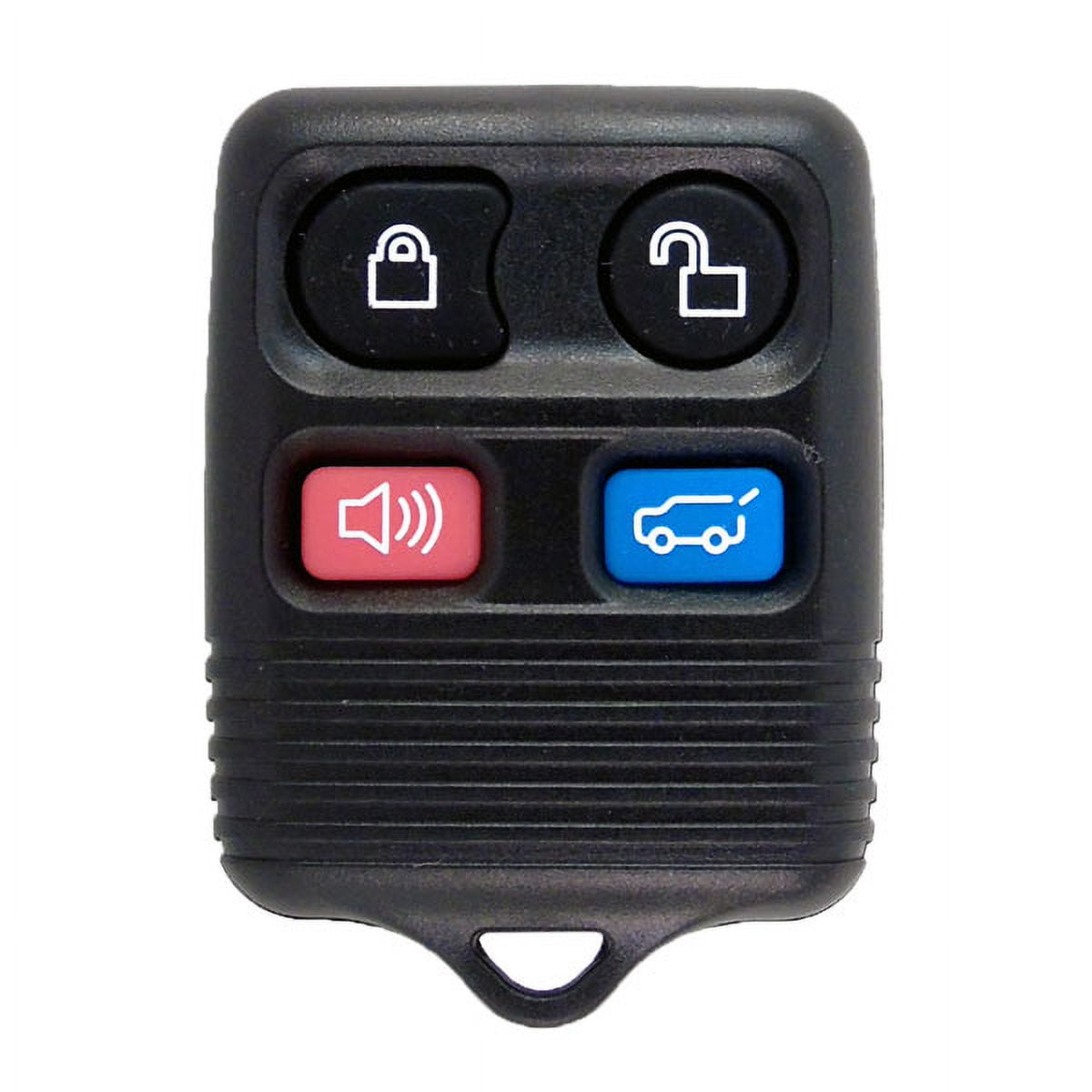 REMOTES AUTHORITY - New 4-Button Replacement Case for FORD Remotes with ...