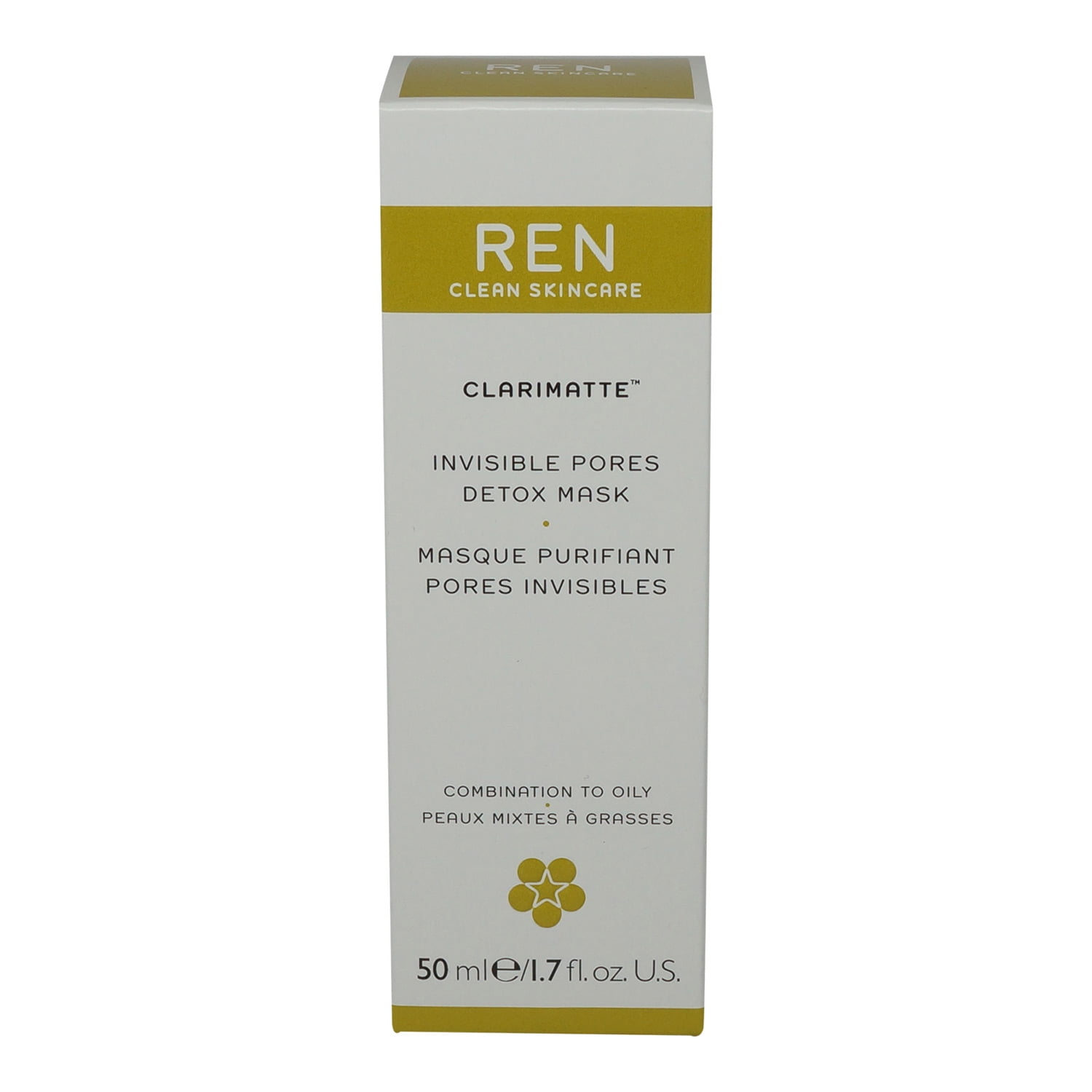 REN Skincare Clarimatte Invisible Pores Detox Face Mask 50ml/1.7Oz by ...
