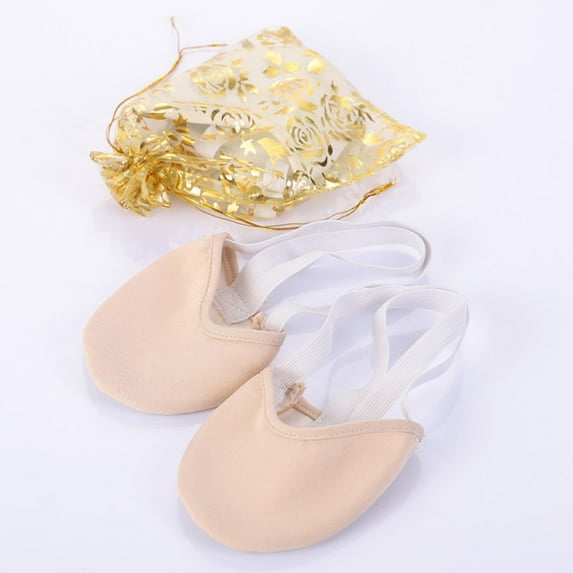 RENACLIPY 1 Pair Half Toe Shoe Sole Sock for Ballet Dancing Cotton ...