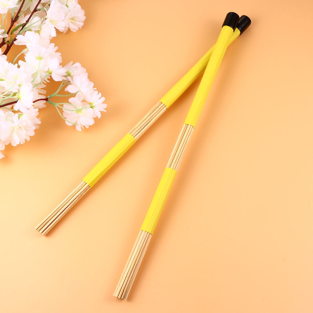 RENACLIPY 1 Pair Plastic Drum Brush Sticks Suitable for Lower Volume ...