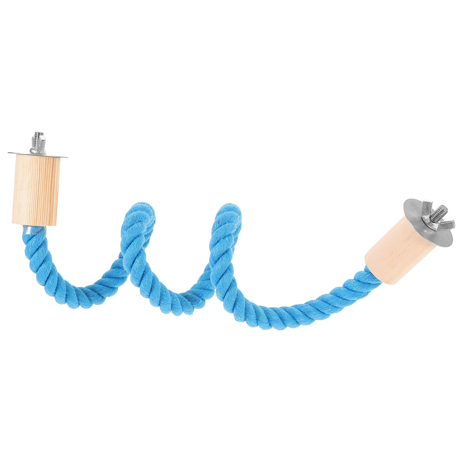 RENACLIPY 1 Set Bird Rope Perch Swing Sky-Blue Cotton Rope for Parrots ...