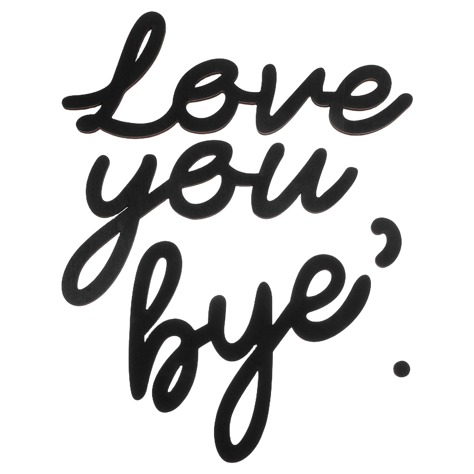 RENACLIPY 1 Set Letter Sign Wall Decor Black Wooden Sign Homeowners ...