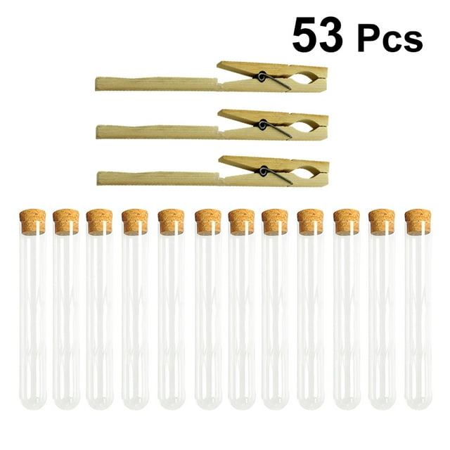 RENACLIPY 1 Set Plastic Test Tubes for Lab Use Perfect for Scientists ...