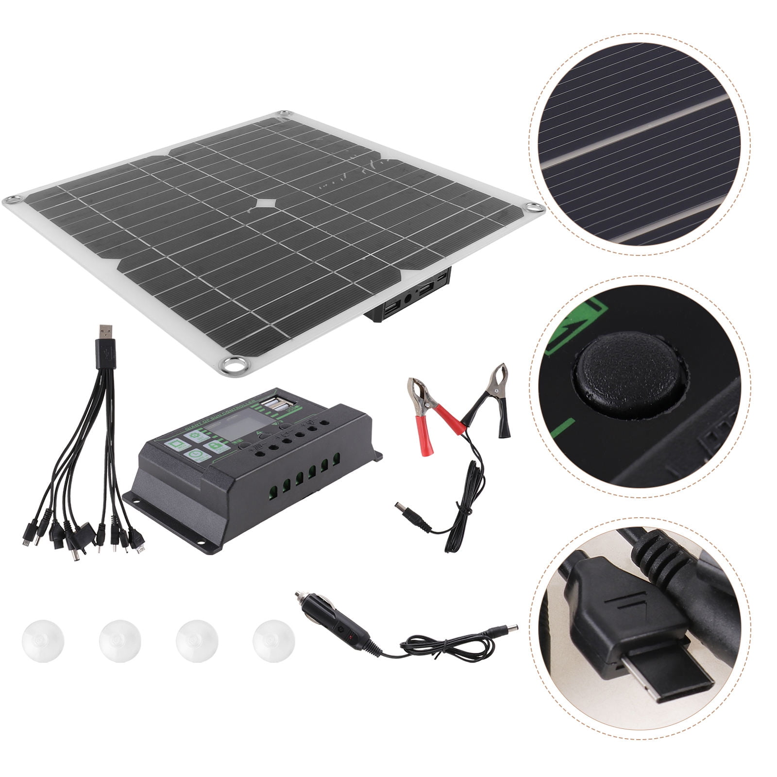 RENACLIPY 1 Set Foldable Solar Panel System Multipurpose for Travel ...