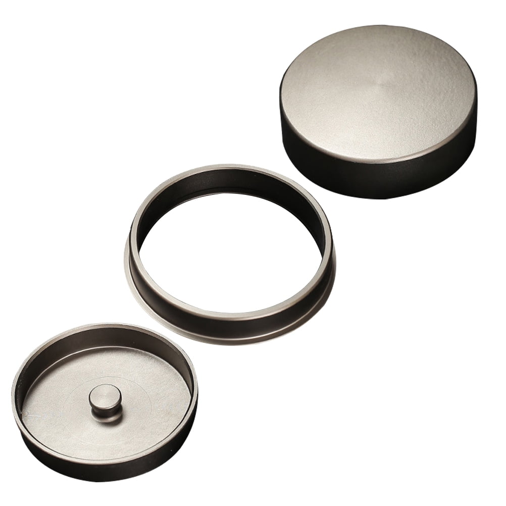 RENACLIPY 1 Set Thread Ring Design Sealing Tea Pot Cover Grey Aluminum ...