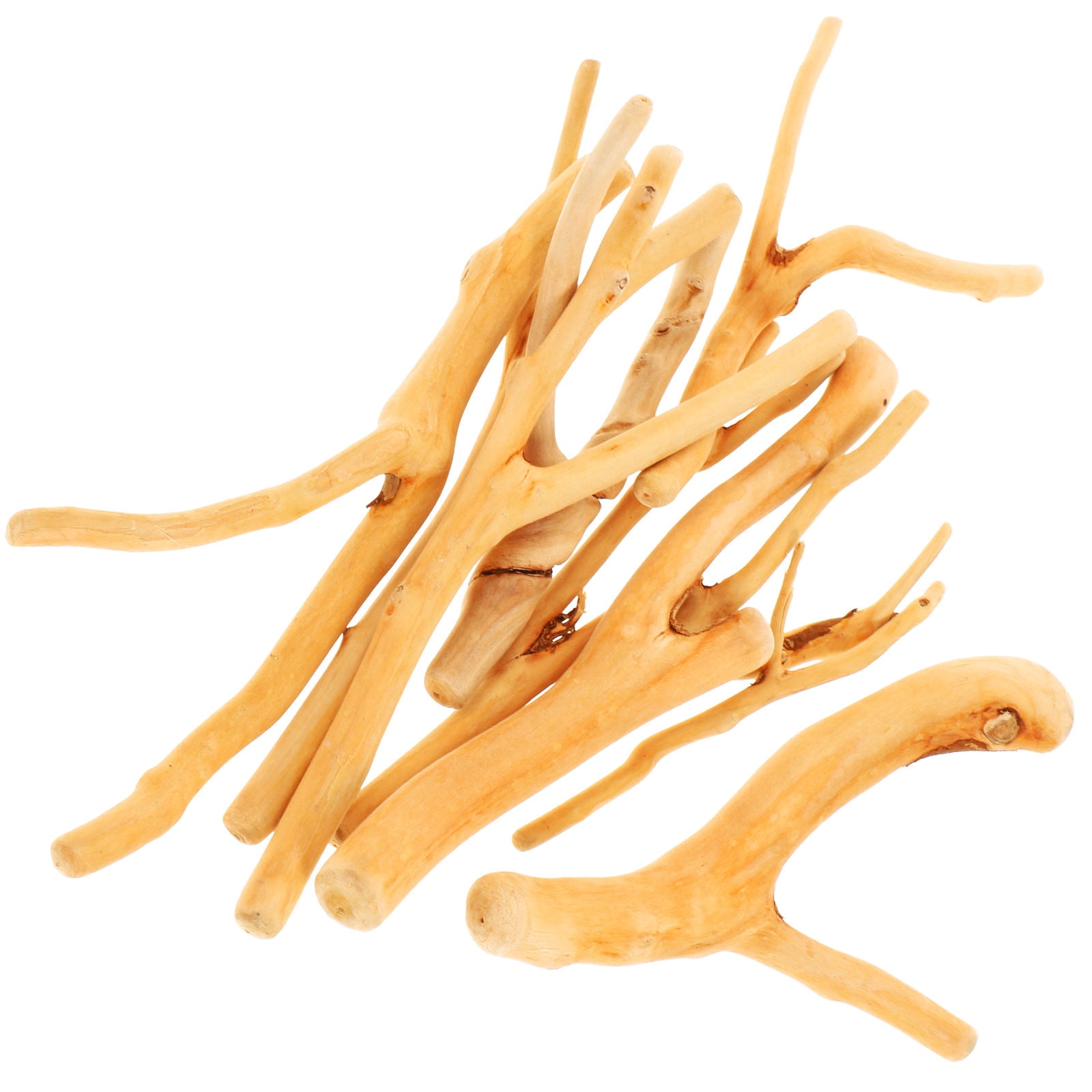 RENACLIPY 1 Set Wooden Stick Craft Khaki 16.00X3.00X1.00CM Y Shape For ...