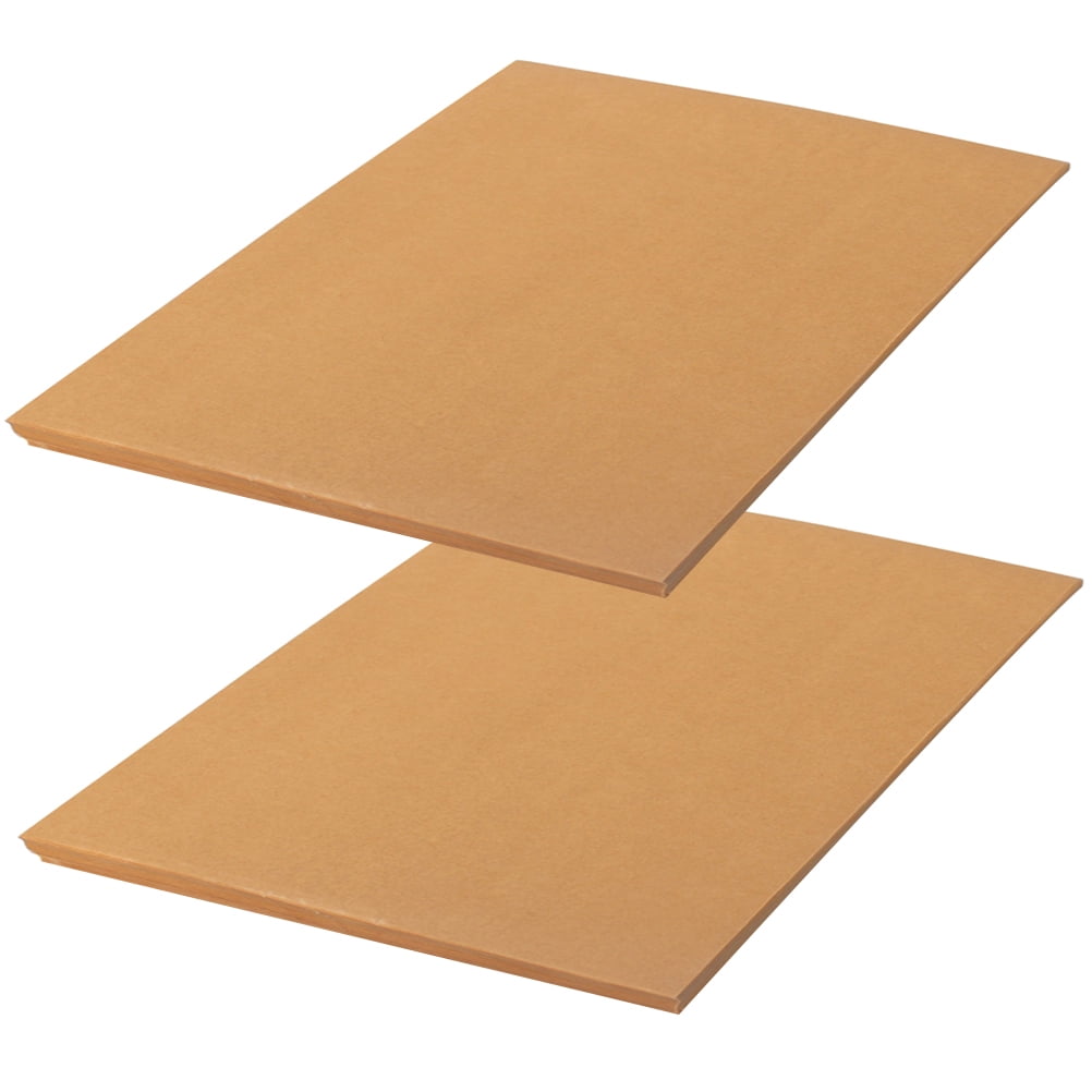 RENACLIPY 100 Sheets of Portable Nonstick Grill Paper Brown Food ...