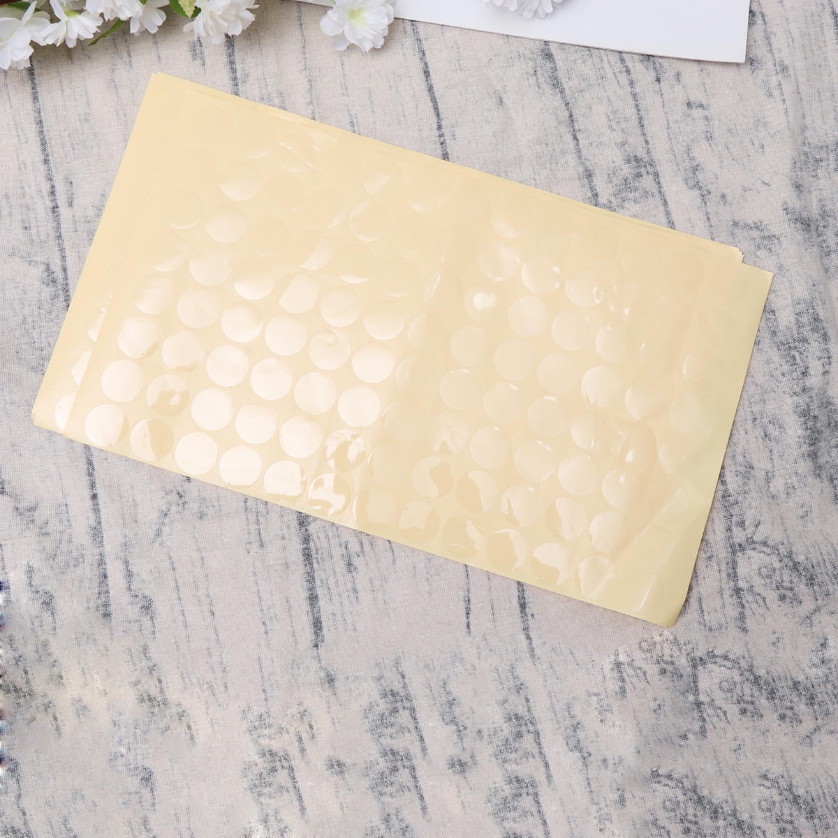 RENACLIPY 1000Pack Clear Round Stickers Box PVC Labels For Gift ...