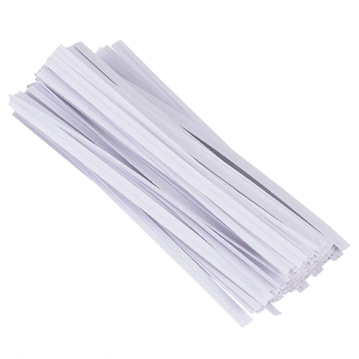 RENACLIPY 1000Pcs White Paper Covered Wire For Food Packaging Bag ...