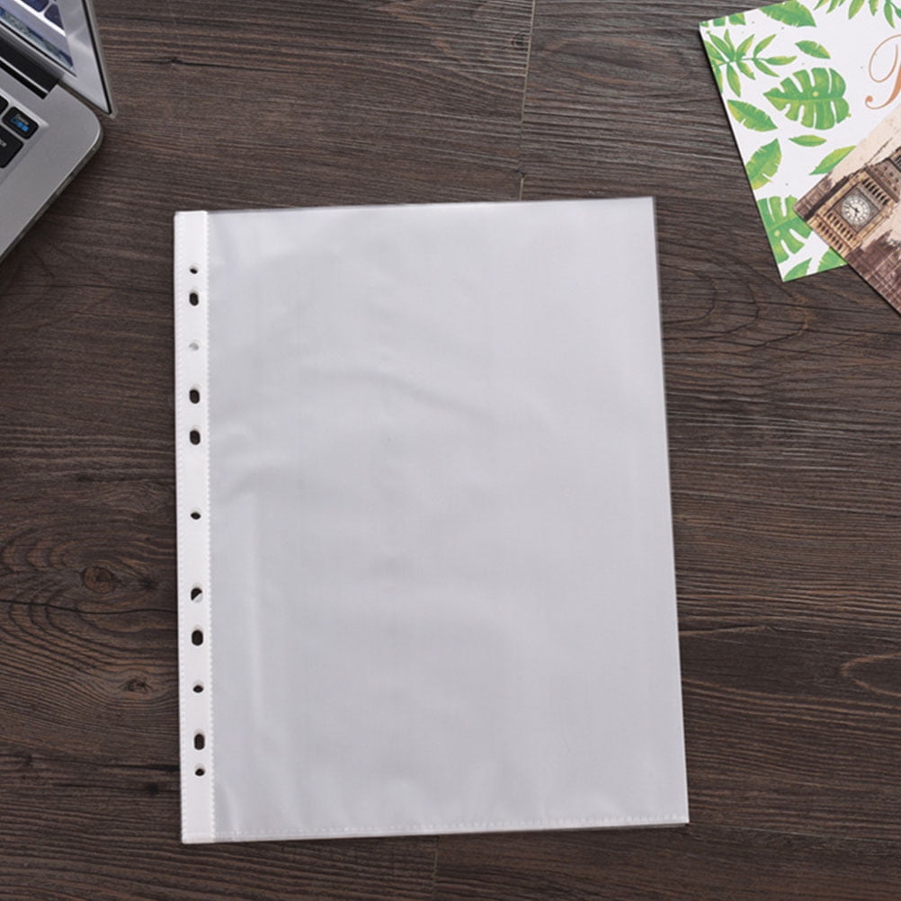 RENACLIPY 100Pcs File Bags for Document Protection Transparent and ...