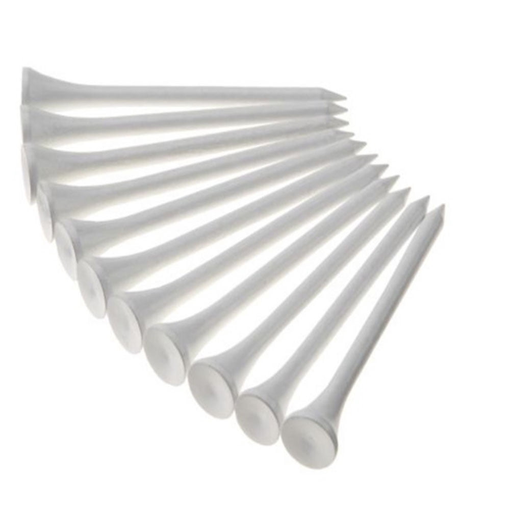 RENACLIPY 100Pcs White Wood Golf Tees Multiple for Golf Driving Range ...