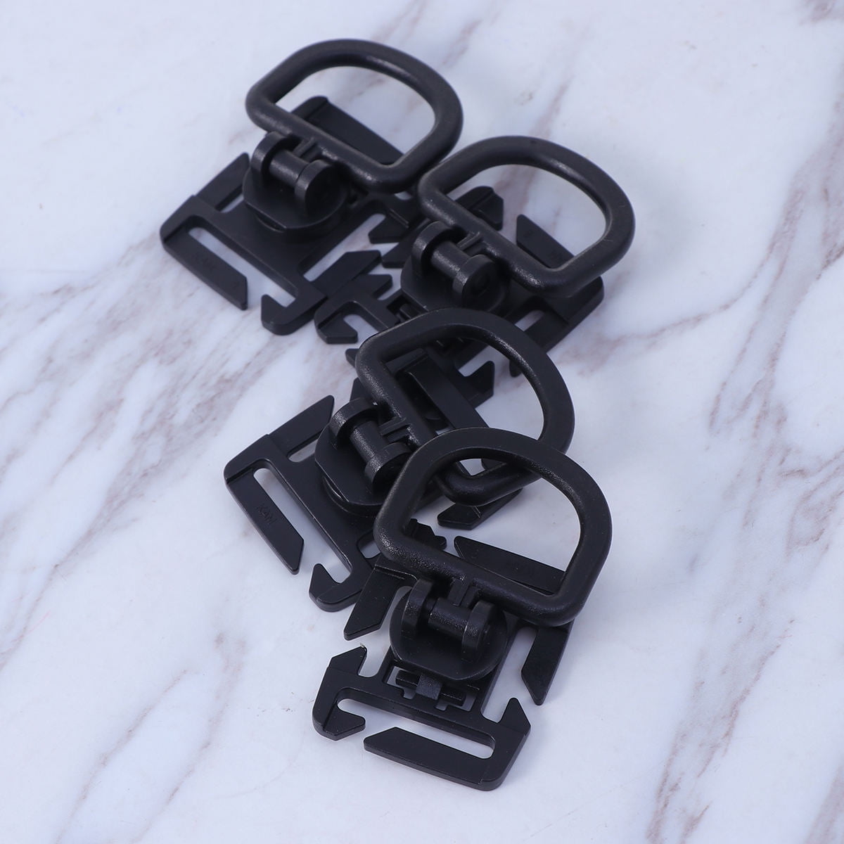 RENACLIPY 10Pcs D-ring Buckles for Webbing Hook Clip and Tie Down Cords ...