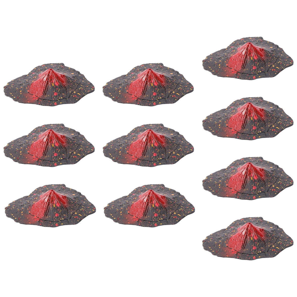RENACLIPY Volcano Erupting Decor Volcanic Eruption Model Plastic ...