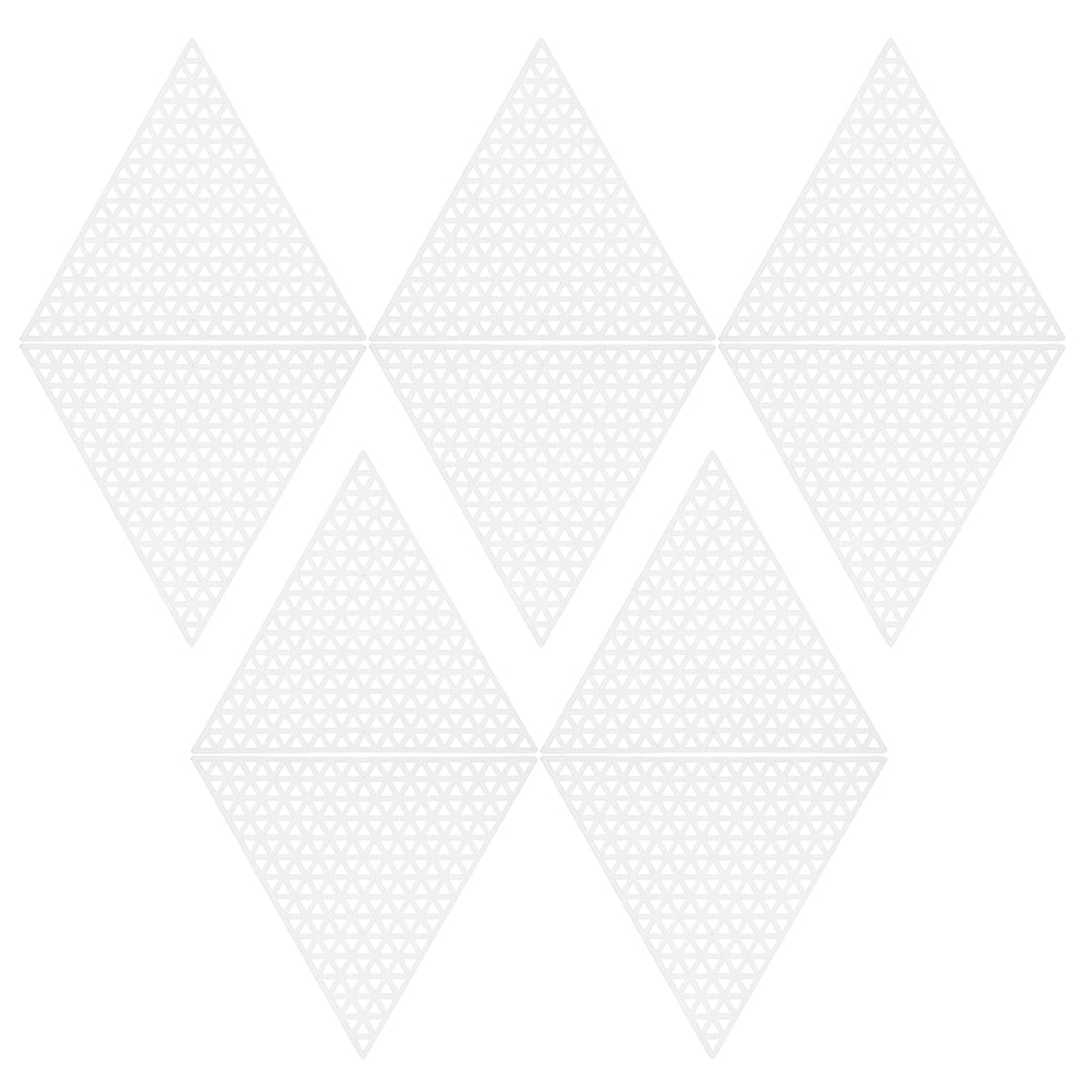 RENACLIPY 10Pcs Plastic Mesh Canvas Sheets For Embroidery White Plastic ...