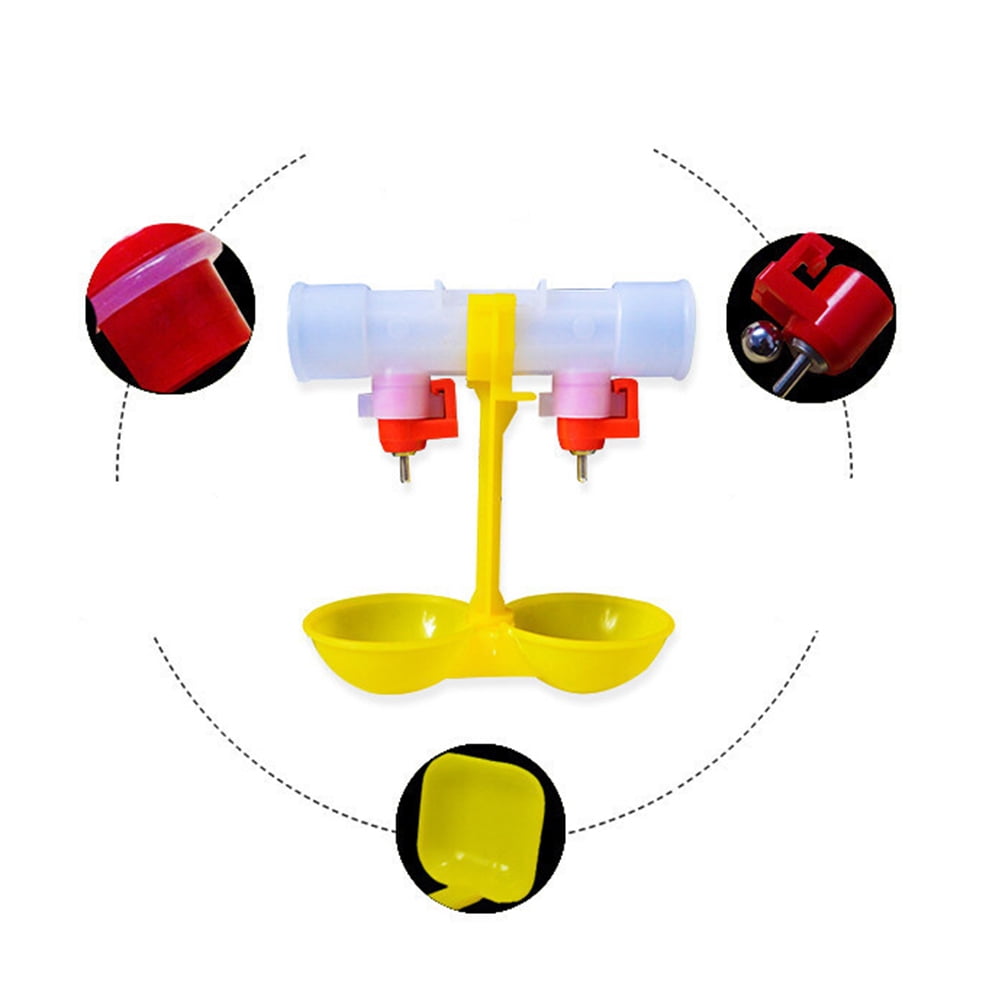 RENACLIPY 10Pcs Water Conservation Chicken Waterers for Commercial ...